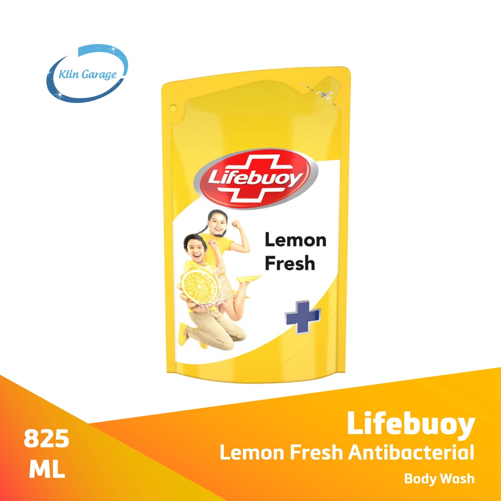 Jual Lifebuoy Lemon Fresh Kuning Sabun Mandi Cair Body Wash 825 ML ...