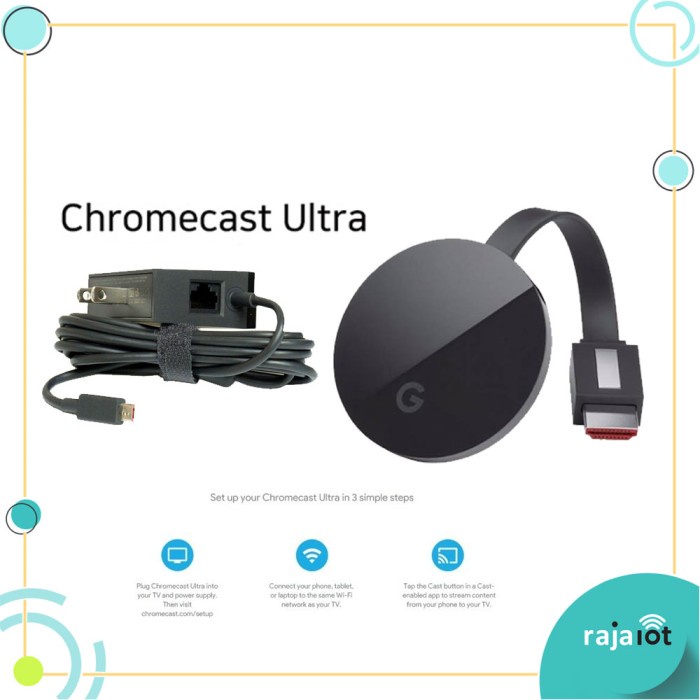 Jual GOOGLE CHROMECAST ULTRA - PREOWNED (GARANSI 1 BULAN) | Shopee ...