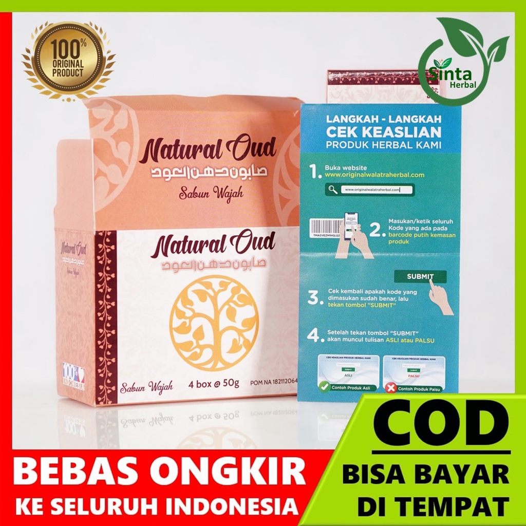 Jual Natural Oud Sabun Wajah Alami Untuk Meratakan Warna Kulit Tidak ...