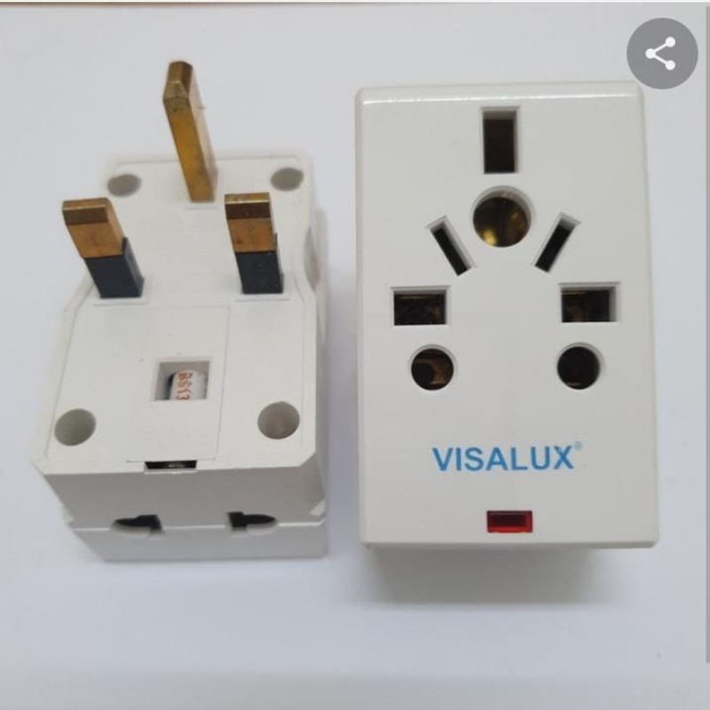 Jual Colokan Steker T Serbaguna (Colokan Kaki 3) / colokan umroh / colokan singapura /Travel ...