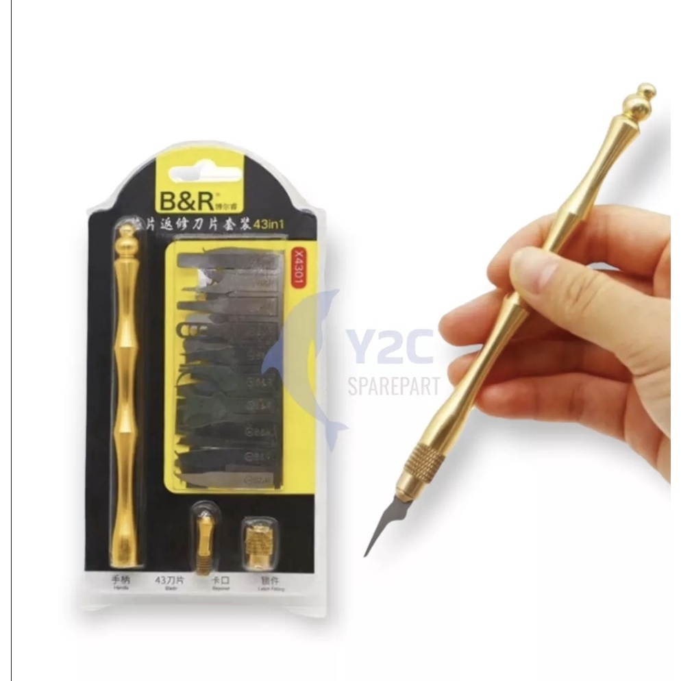 Jual PISAU IC B&R 43IN1 / ALAT SERVIS SERVICE HP | Shopee Indonesia