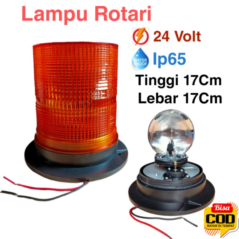 Jual Lampu Rotary Rotari Warning light Mobil Truk Trek Truck Kontainer ...