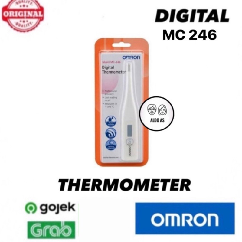Jual Omron Thermometer Digital MC 246 Original | Shopee Indonesia