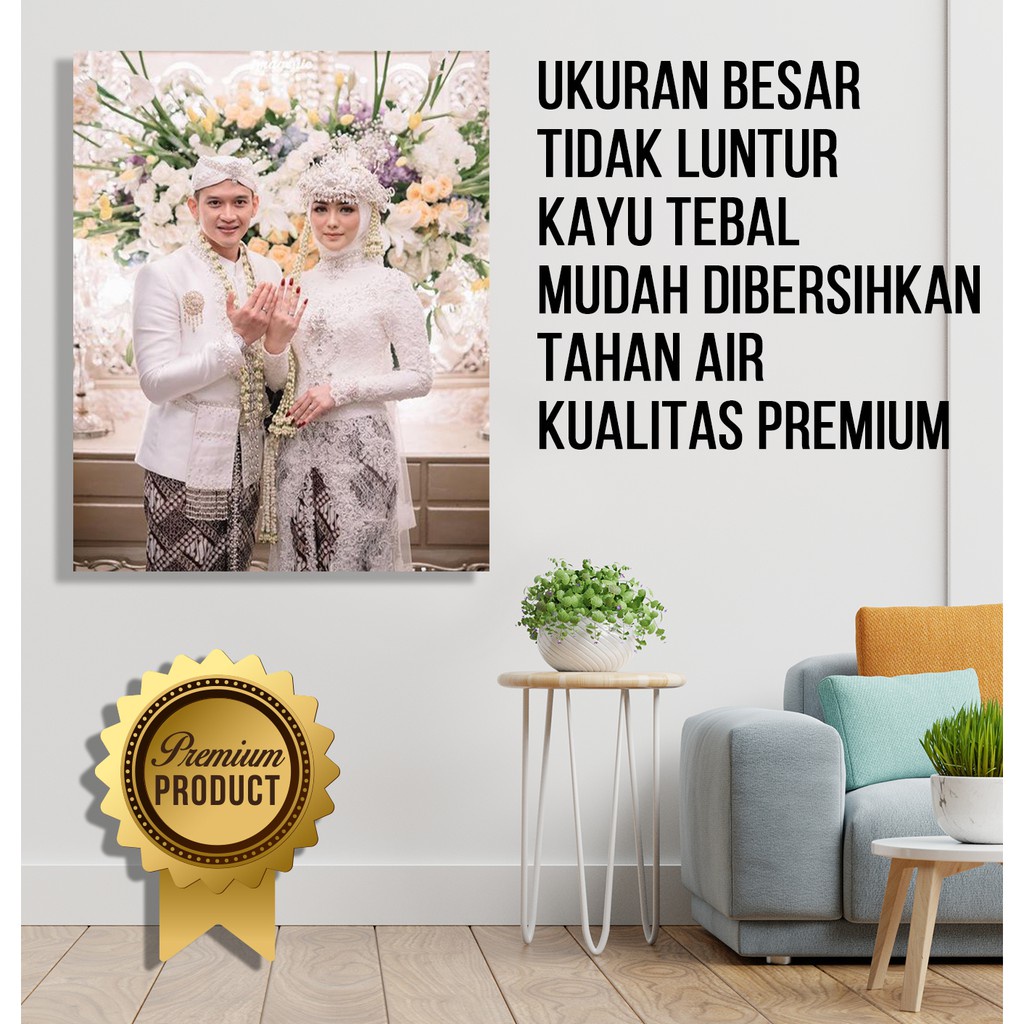 Jual CETAK FOTO UK 8R - MEDIA PAPAN MDF 20X30 cm - BISA REQUEST EDIT ...