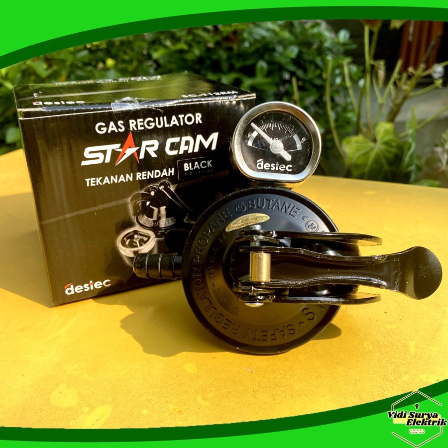 Jual Regulator Gas Tekanan Rendah Starcam Dengan Meter Warna Hitam ...