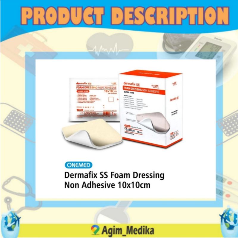 Jual Dermafix SS Foam Non Adhesive 10x10cm | Shopee Indonesia