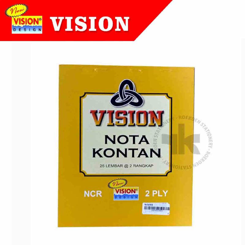 Jual Vision Nota Besar - B2 NCR 2Ply 55gsm 160x210mm (25 set) | Shopee Indonesia
