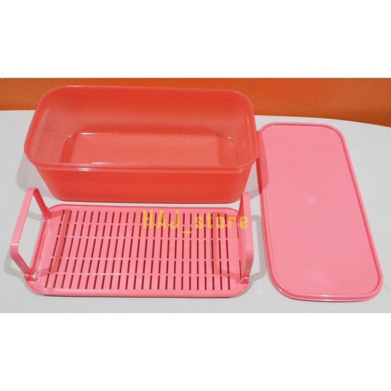 Jual modular crisper tupperware ukuran 6L / tempat sayur dan buah ...