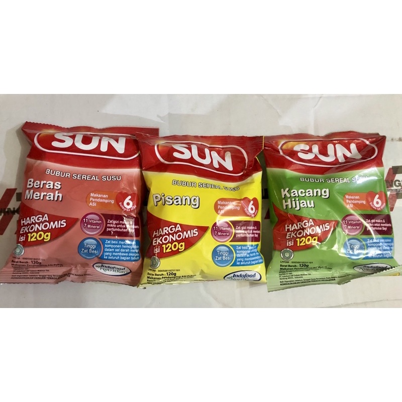 Jual SUN Bubur Sereal Susu EKONOMIS 120 gr | Shopee Indonesia