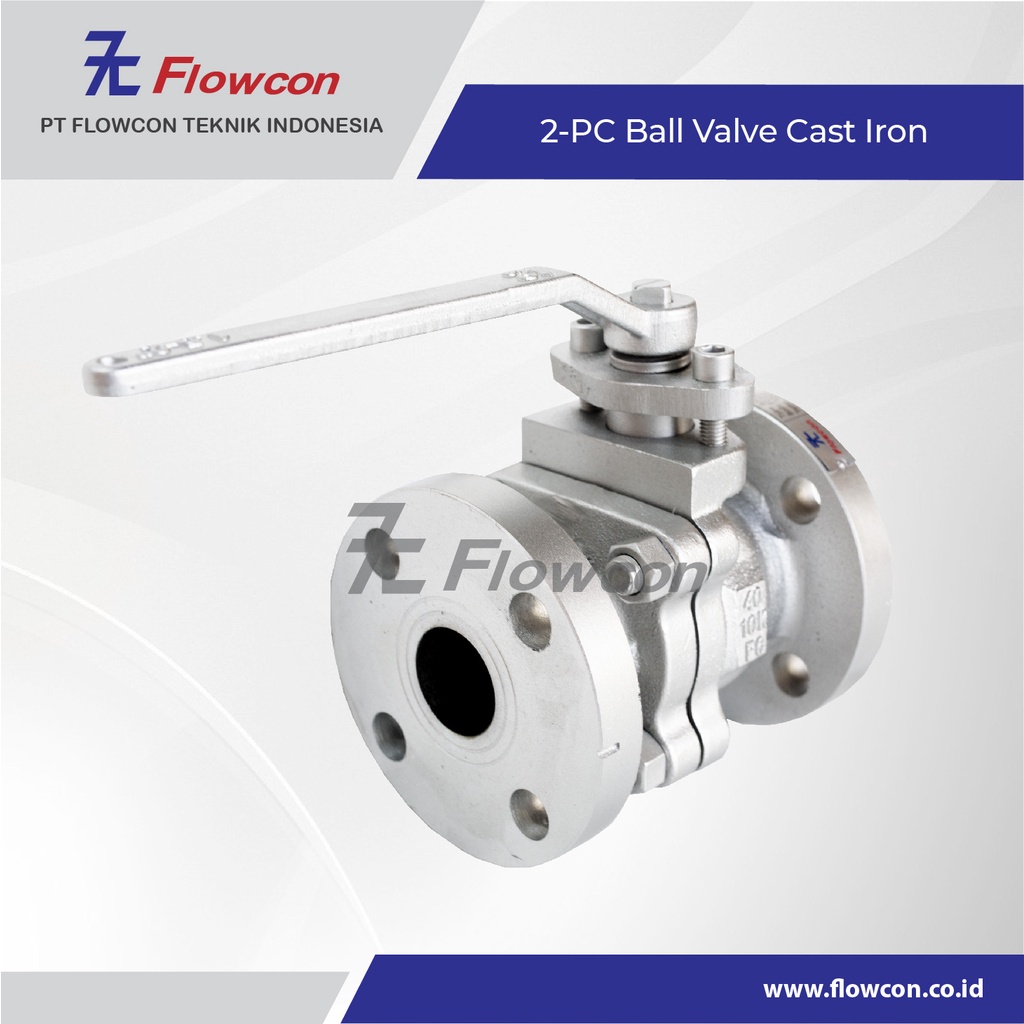 Jual BALL VALVE 2PC FULL BORE JIS10K CAST IRON SIZE 5" FLOWCON | Shopee ...