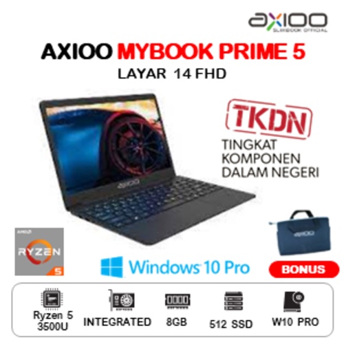 Jual LAPTOP AXIOO MYBOOK PRIME 5 (8S5) RYZEN 5 3500U 8GB 512SSD W10PRO ...