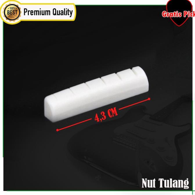 Jual Saddle Dan Nut Gitar Akustik Tulang Kerbau Sadel Bridge Tatakan ...