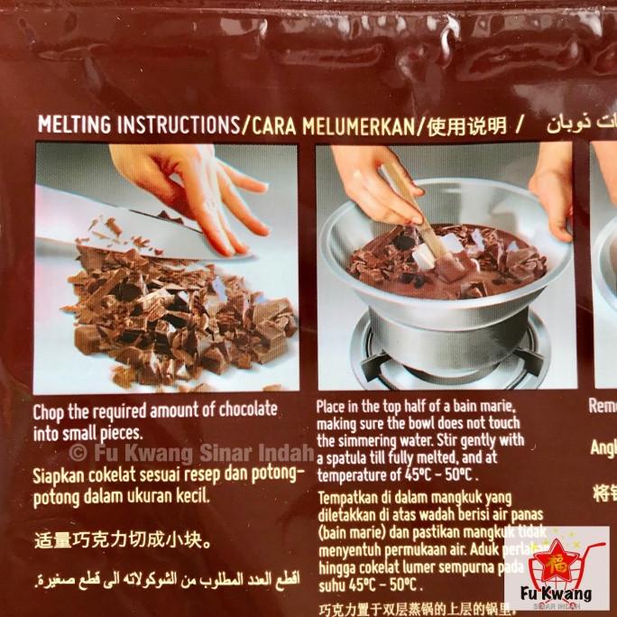 Jual Tulip Dark Chocolate Compound Cokelat Coklat Hitam Blok Batang 1