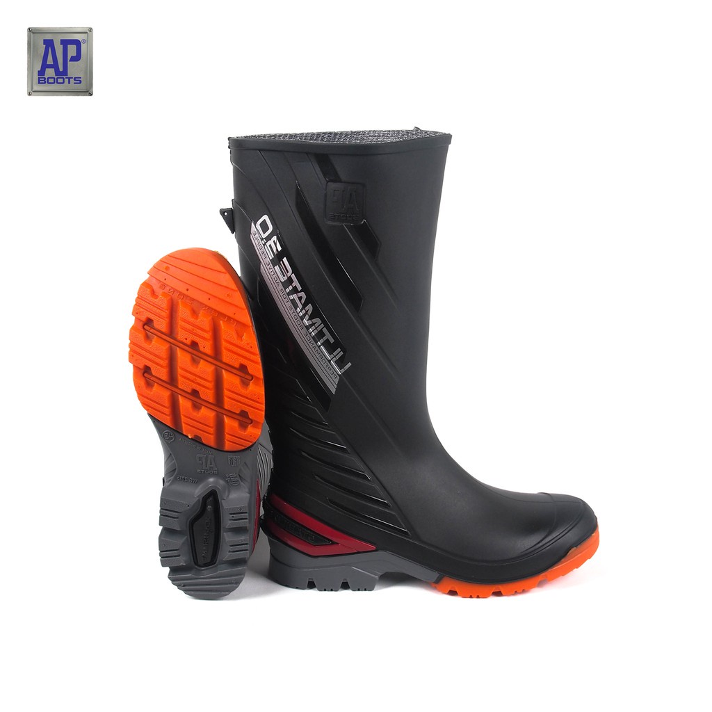 Jual AP Boots 2015 Ultimate Hitam - Sepatu PVC | Shopee Indonesia