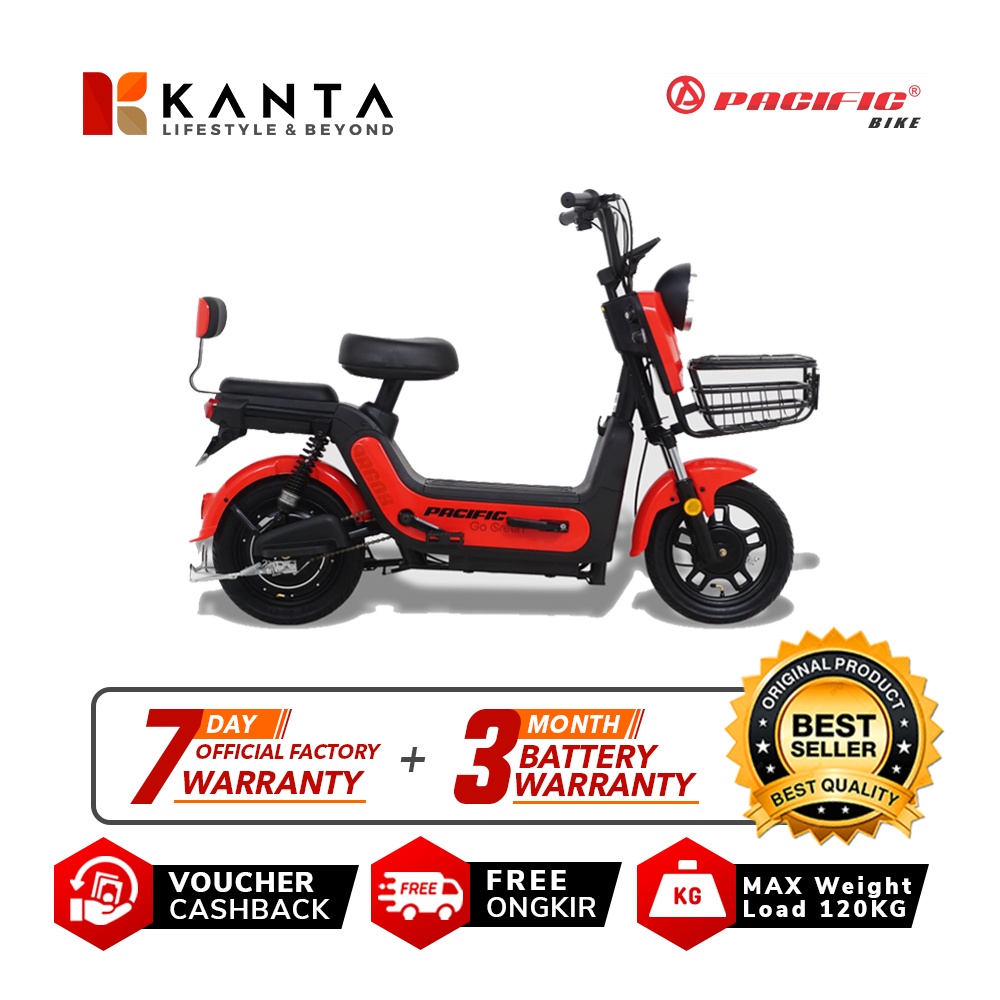 Jual Kanta E-Bike Pacific Argos Electric Bike | Shopee Indonesia