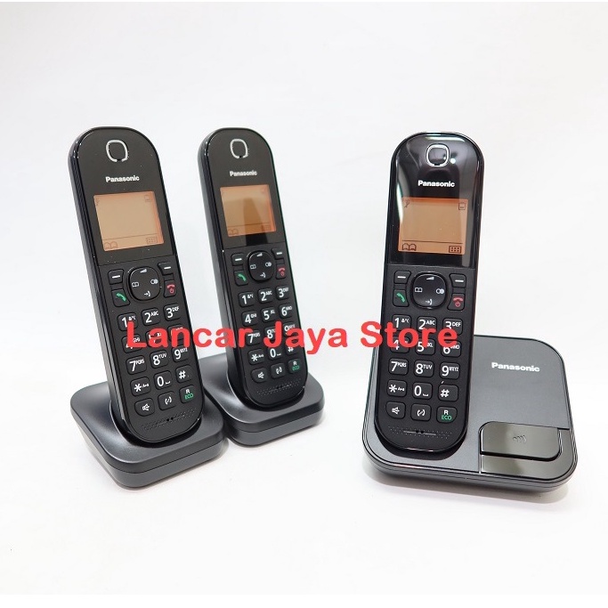 Jual Telepon Wireless Panasonic KX-TGC413 Pesawat telpon (3 Handset) New | Shopee Indonesia