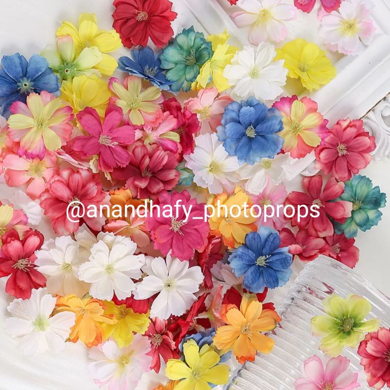 Jual BUNGA ESTER ARTIFICIAL BUNGA DAISY BUNGA KRISAN CRISAN BAHAN CRAFT ...