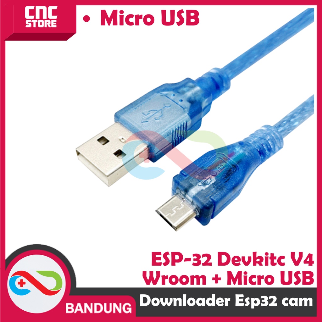 Jual ESP32 ESP-32 DEVKITC V4 WROOM-32D WIFI BLUETOOTH PLUS KABEL MICRO ...
