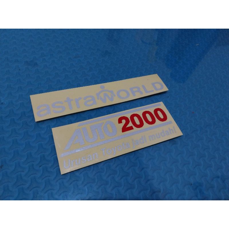 Jual STIKER AUTO 2000 TOYOTA + ASTRAWORLD | Shopee Indonesia