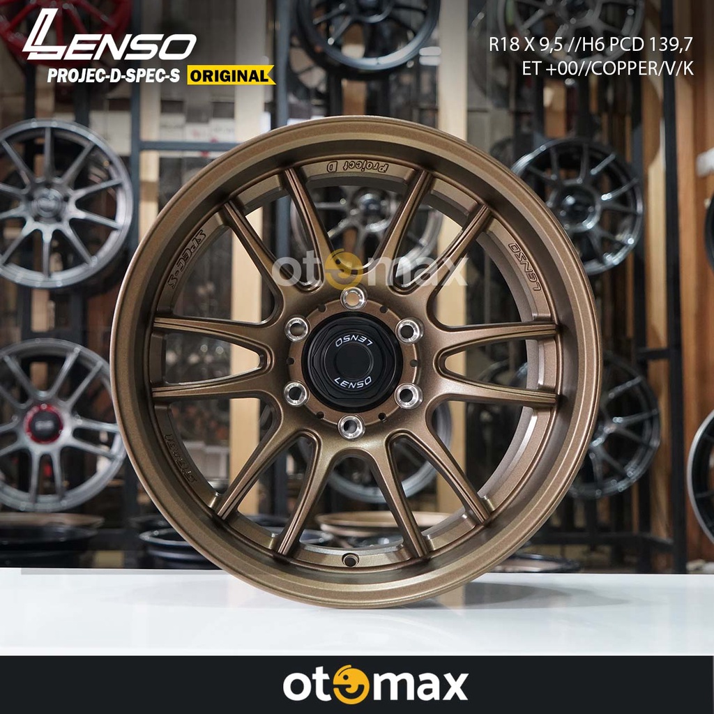 Jual Velg Mobil Lenso Project D Spec S Ring 18 Bronze | Shopee Indonesia