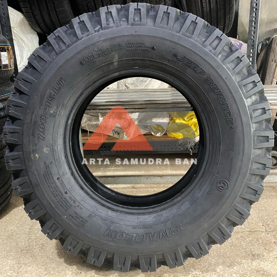 Jual Ban Swallow Jeep Service 700 7.00 - 15 R 15 R15 6PR | Shopee Indonesia