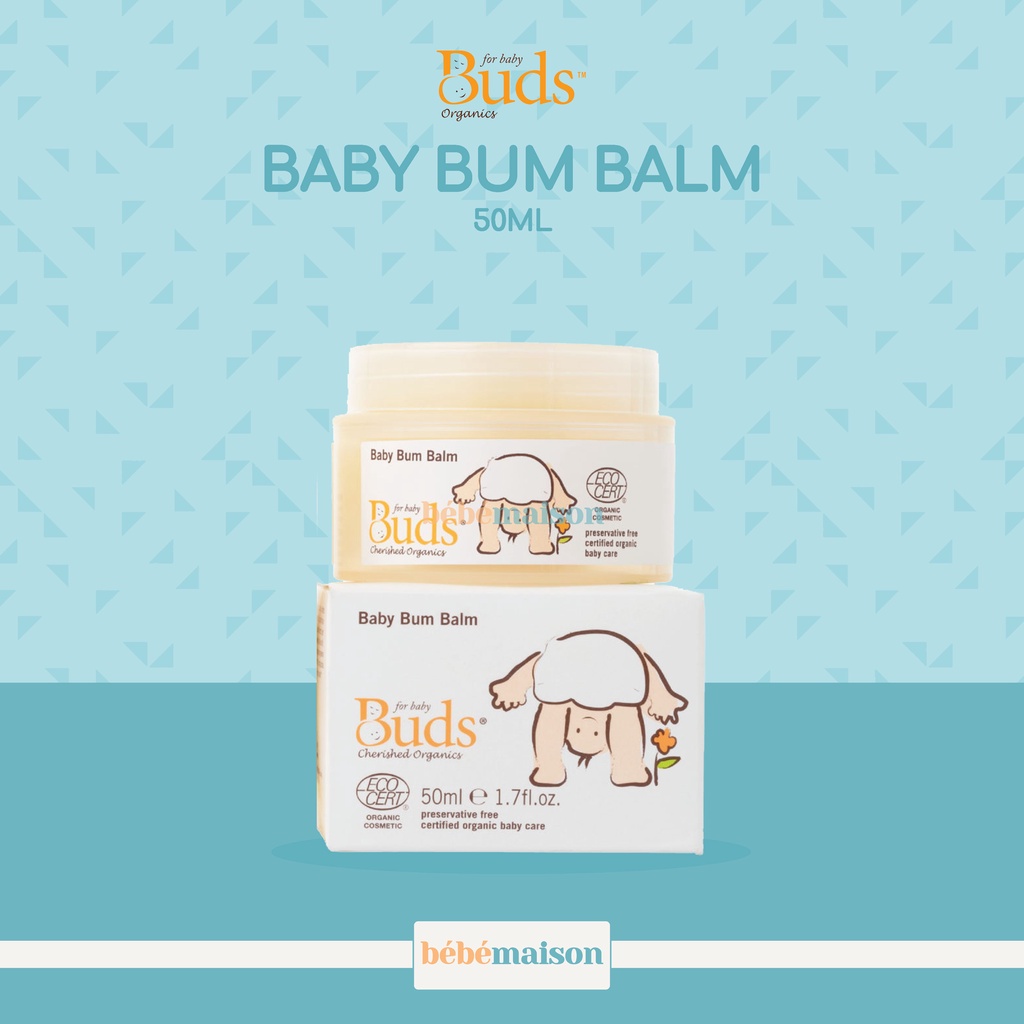 Jual BUDS Cherished Organics Baby Bum Balm 50ml | Shopee Indonesia