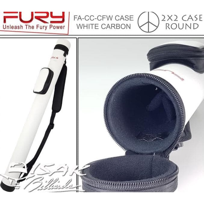 Jual Fury Case 2X2 - White Round Hard Cue Tas Stick Sarung Stik ...