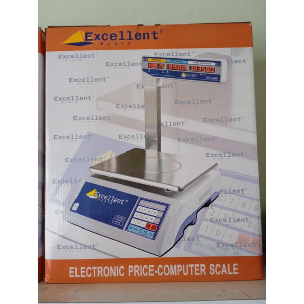 Jual timbangan Digital duduk timbangan buah tiang excellent scale kapasitas 30kg /timbangan meja ...