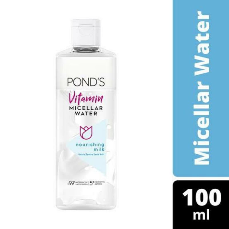 Jual POND'S Ponds Vitamin Micellar Water Nourishing Milk (100ml ...