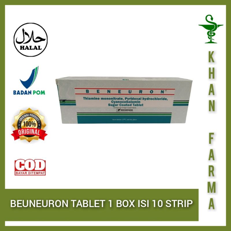 Jual BENEURON BEUNEURON BENERON TABLET VITAMIN TULANG DAN SENDI 1 BOX ...