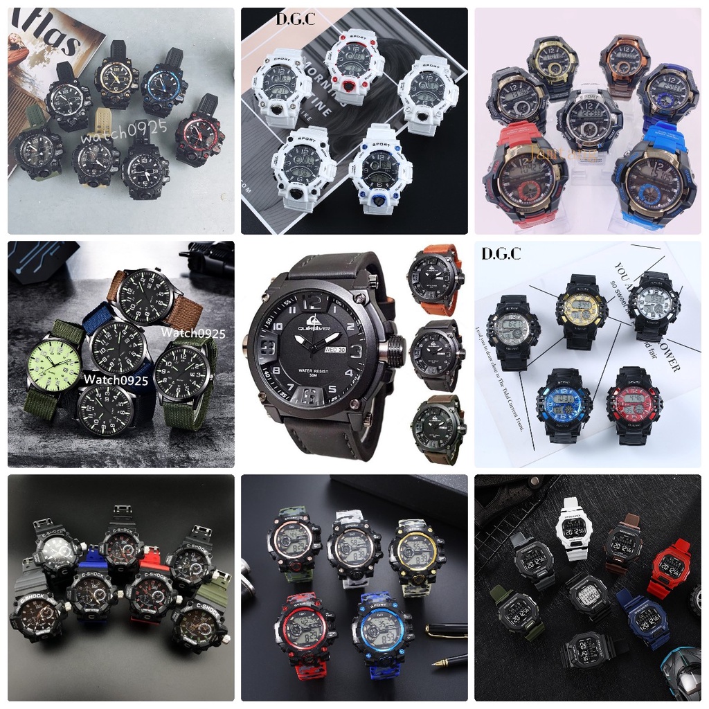 Jual COD Jam Tangan Pria Grosir Original Wrist Watch Men Watch Import ...