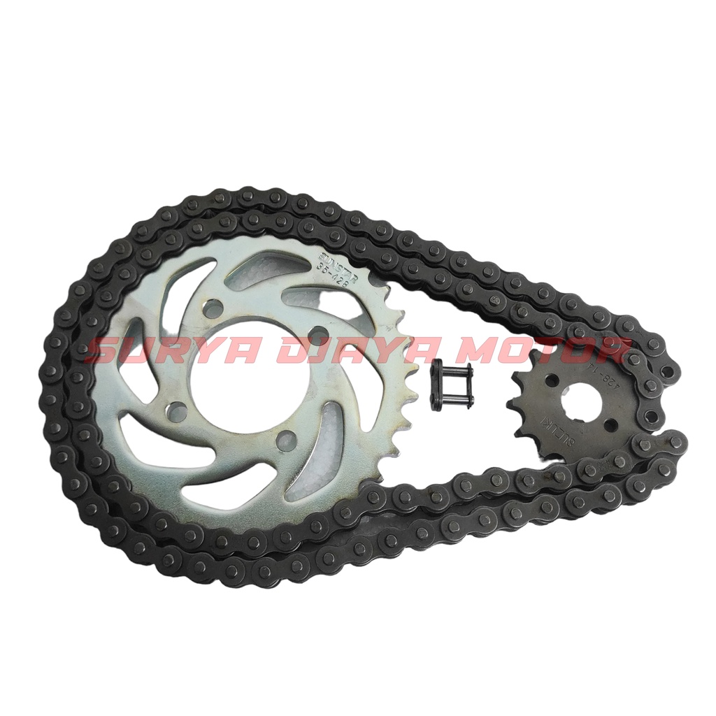 Jual Gearset Girset Shogun Old 125 Smash Original Suzuki ...