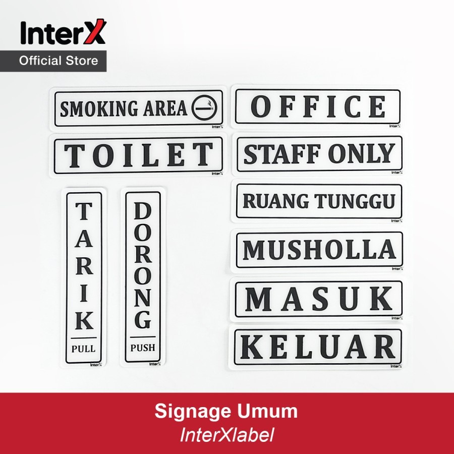 Jual Sticker Sign Akrilik/Papan Tanda Signage/Sign Board/Papan Sign ...