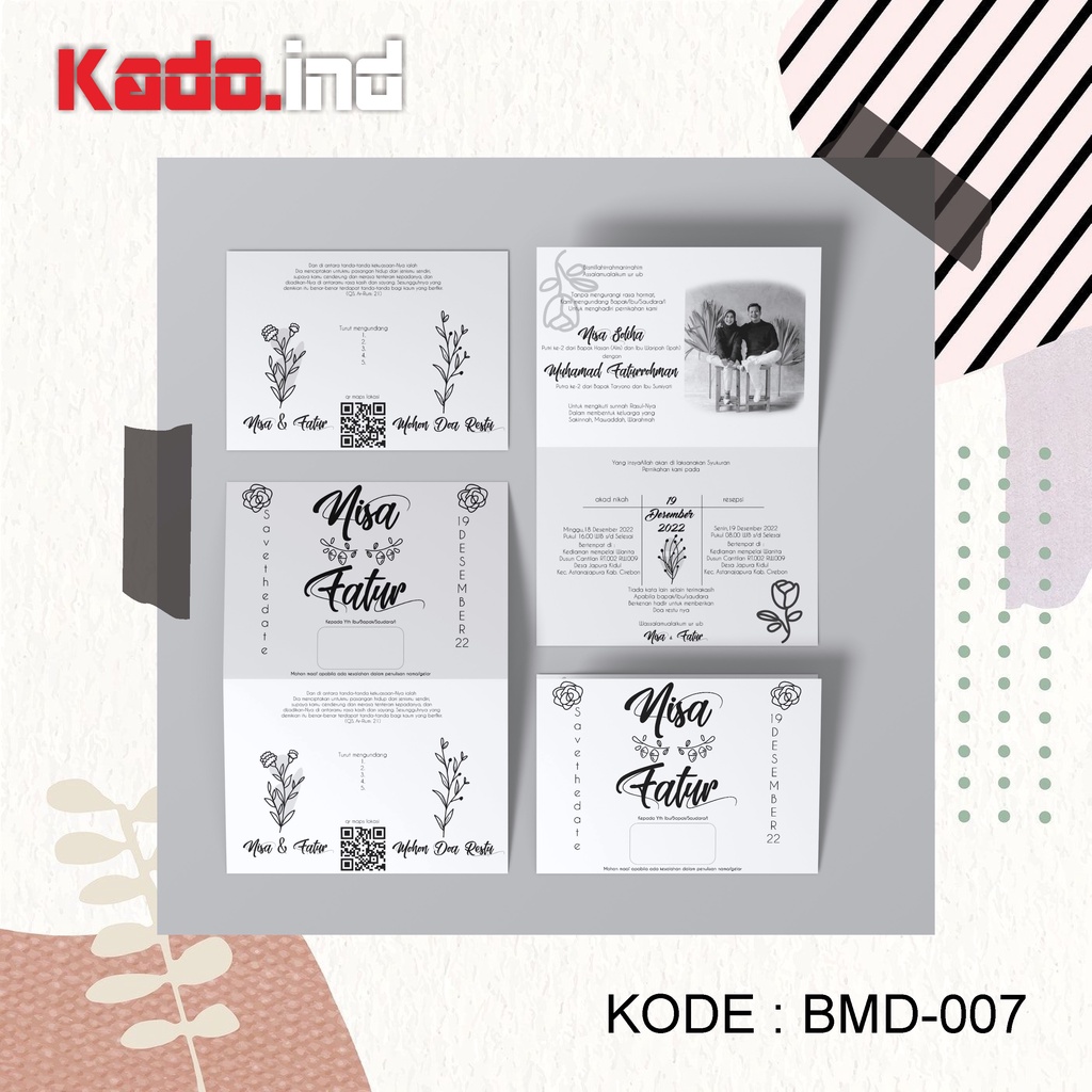 Jual UNDANGAN PERNIKAHAN, UNDANGAN MURAH, UNDANGAN CUSTOM | Shopee ...