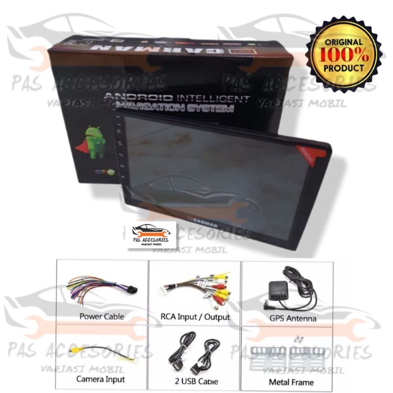 Jual Head Unit Android 10" CARMAN SAMBA RAM 2 ROM 32 Double Din Android ...