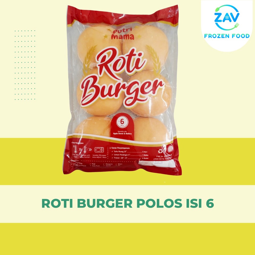Jual ROTI BURGER POLOS ISI 6 | Shopee Indonesia