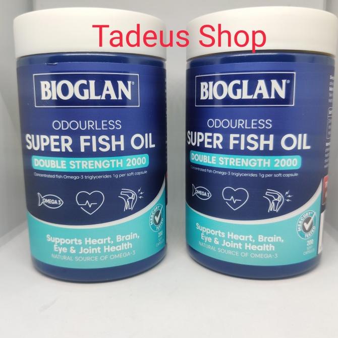 Jual Bioglan Super Fish Oil 2000mg 200 capsules kapsul | Shopee Indonesia