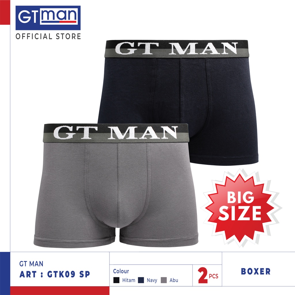 Jual GT MAN BOXER BIG SIZE GTK09-BX(SP) ISI 2 PCS | Shopee Indonesia