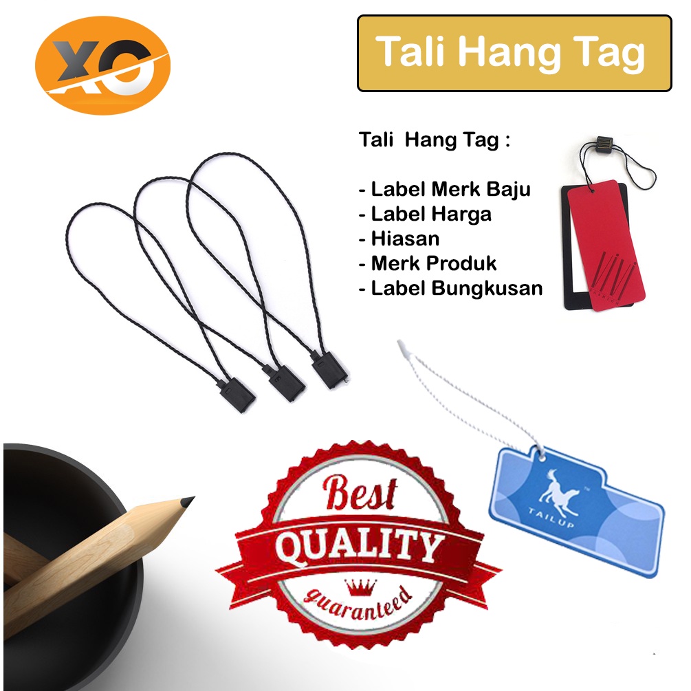 Jual Tali Hangtag Baju Celana Harga Label Benang Nilon Hang Tag Loop ...