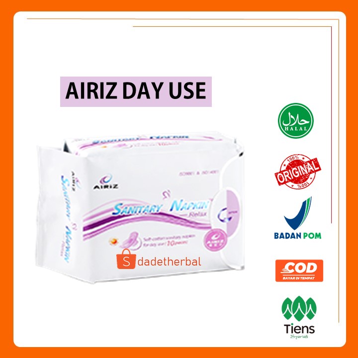 Jual Tiens Airiz Pembalut Herbal Solusi Keputihan Sanitary Napkin Day ...