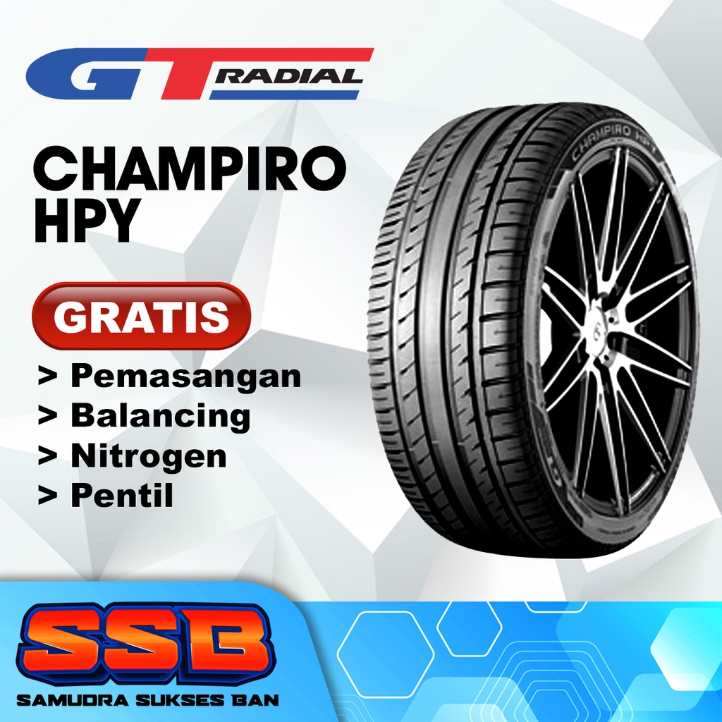 Jual Ban Mobil GT Radial 225 45 ZR17 Champiro HPY | Shopee Indonesia