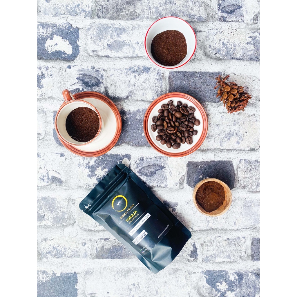 Jual ROASTED BEAN ROBUSTA TORAJA 100gr / KOPI ROBUSTA TORAJA 100gr ...