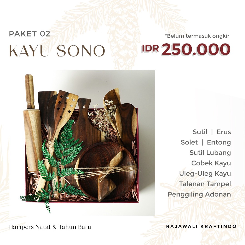 Jual Hampers Peralatan Dapur Set Kayu Sono | Shopee Indonesia