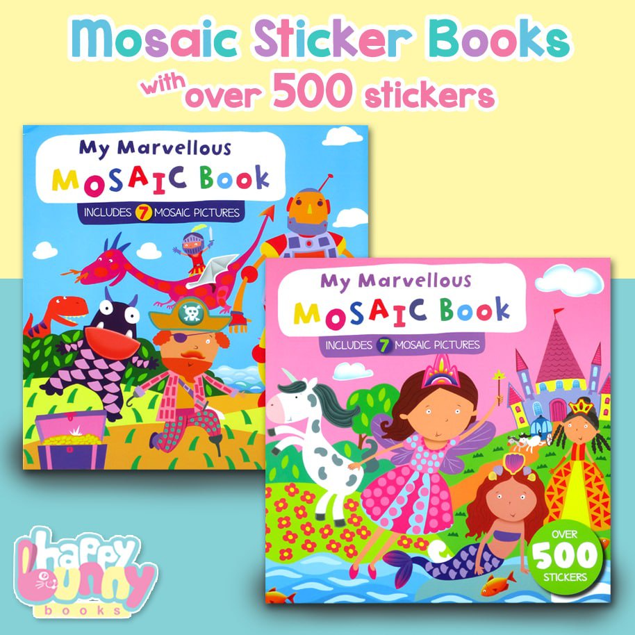 Jual [NPP] My Marvellous Mosaic Book Includes 7 Mosaic Pictures Over ...