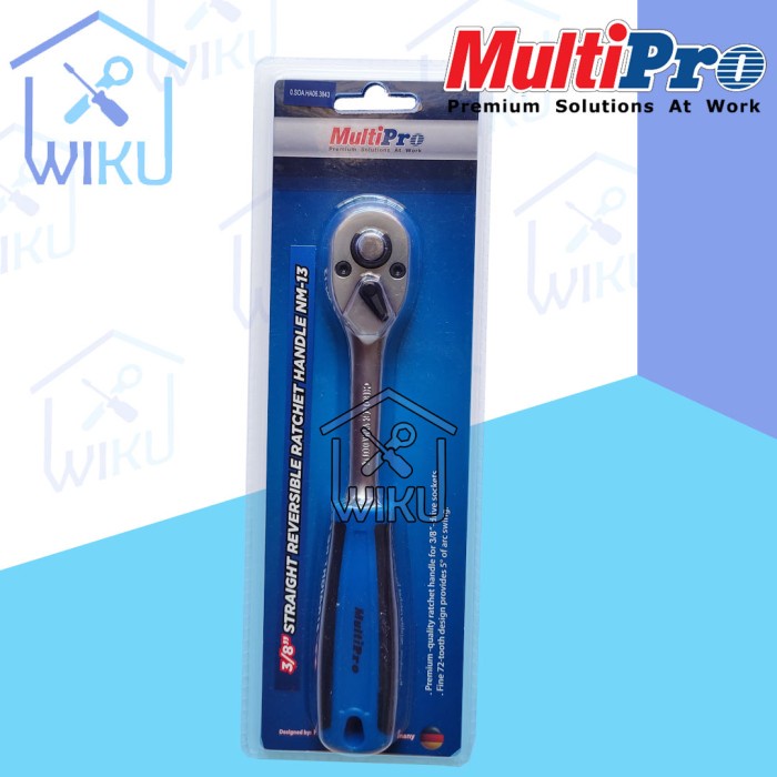 Jual Shock Multipro Shock Ratchet Handle 3/8" Gagang Karet Kunci Sok 3 ...