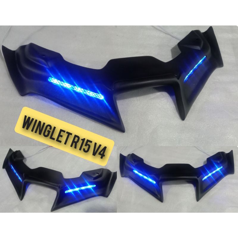 Jual winglet r15 v4 plus lamp Led | Shopee Indonesia