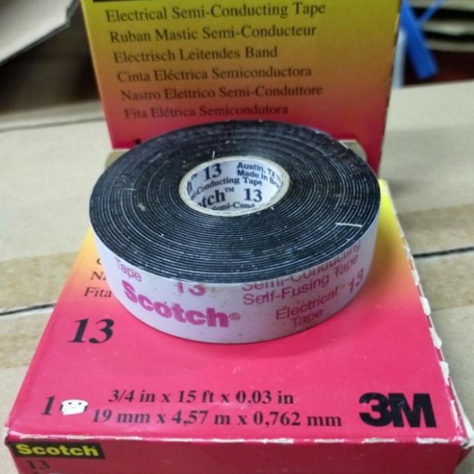 Jual Scotch 13 semi conducting self fusing tape 19mm x 4,5m | Shopee ...