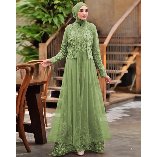 Jual (GRATIS MASKER ) GAMIS FAJIRA/ GAMIS TUTU FULL BRUKAT/ GAMIS PESTA ...