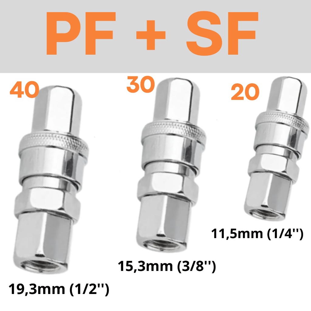 Jual Quick coupler PF coupling SAMBUNGAN SELANG ANGIN COUPLER SF PF SH ...