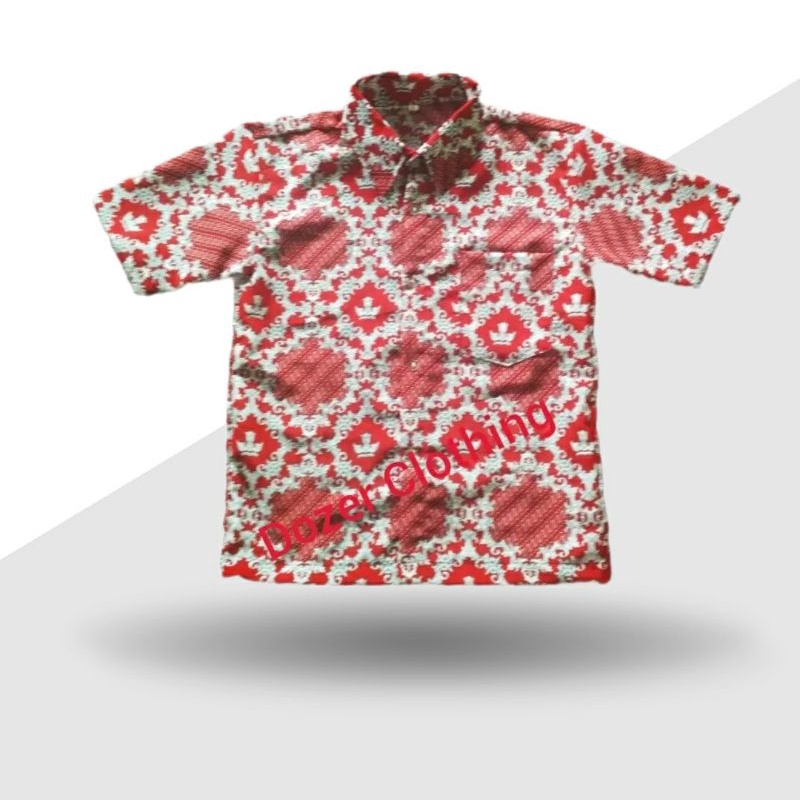 Jual SERAGAM BATIK SEKOLAH SD LERENG MERAH | Shopee Indonesia